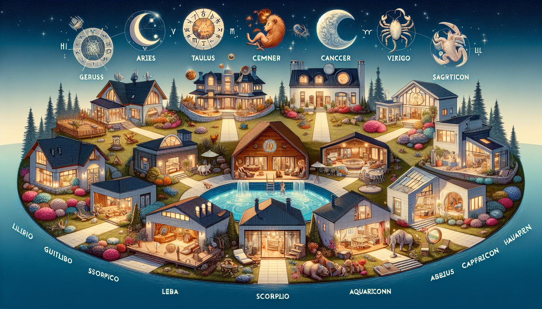 Zodiac Signs and Their Ideal Dream Houses: A Unique Astrological ...