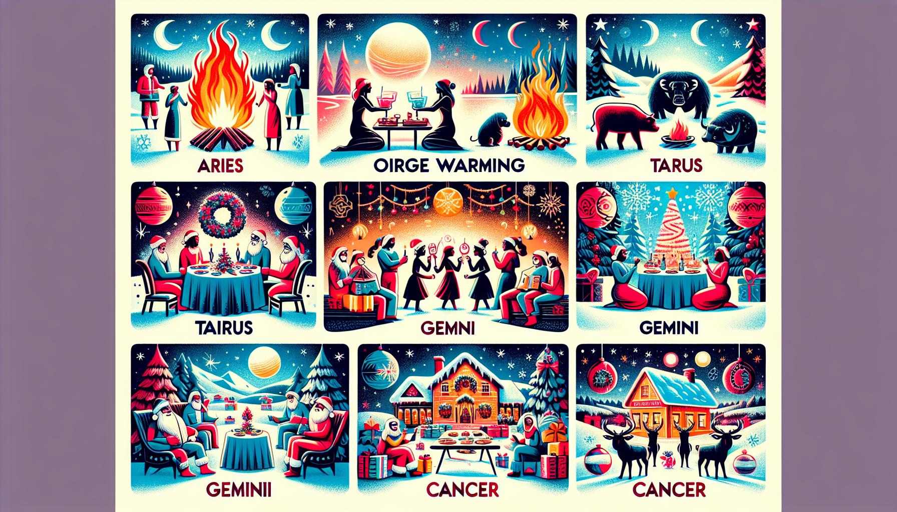 Zodiac Signs as Holiday Traditions: Embrace Your Astrological Roots ...
